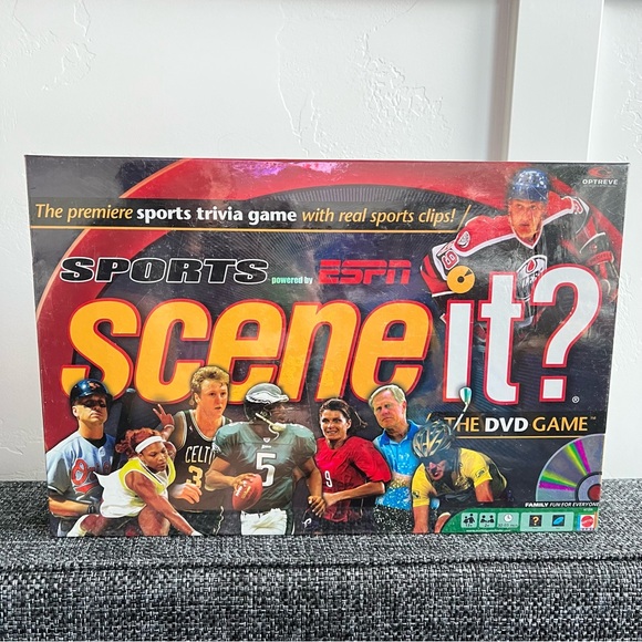 Mattel | Games | Nib Scene It Sports Dvd Game Powered By Espn | Poshmark